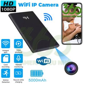 Camera ngụy trang pin sạc dự phòng H8 Wifi Full HD 4K